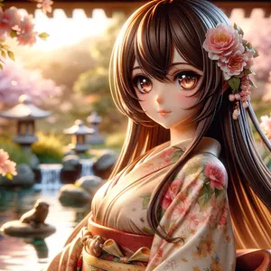 Create Samples with the Anime Girl AI model on TwoShot